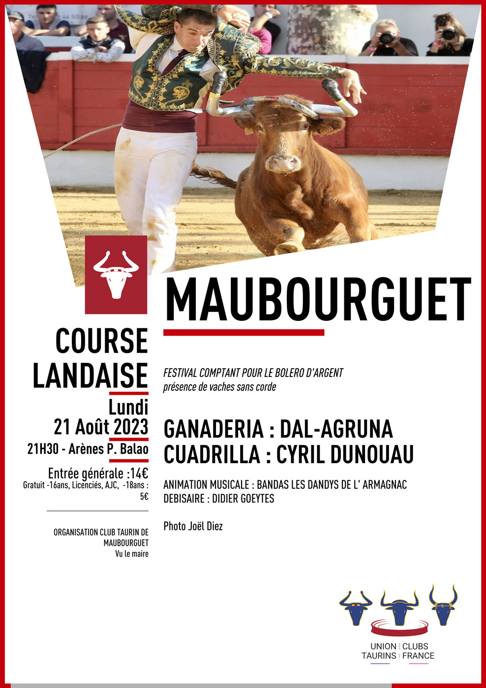 Course landaise - Ville de Maubourguet