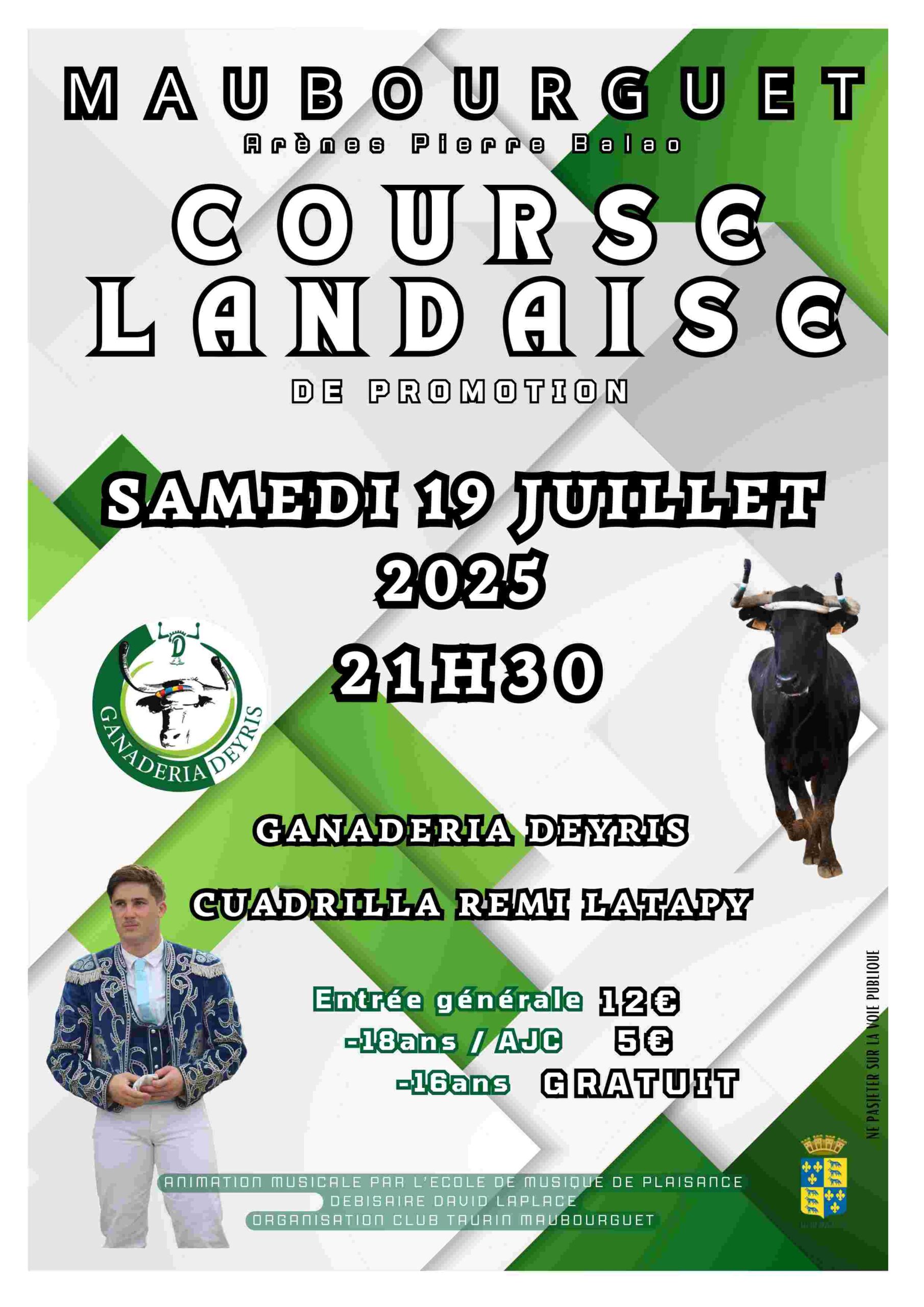 Course Landaise - Ville de Maubourguet